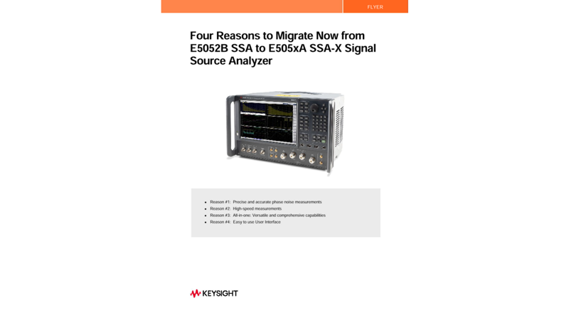 E5055A SSA-X Signal Source Analyzer, 1 MHz to 8 GHz | Keysight